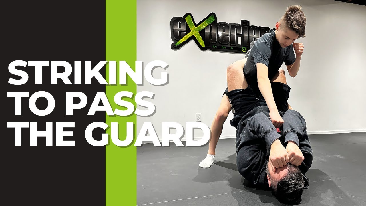 MMA | Using Your Strikes to Pass the Guard - YouTube