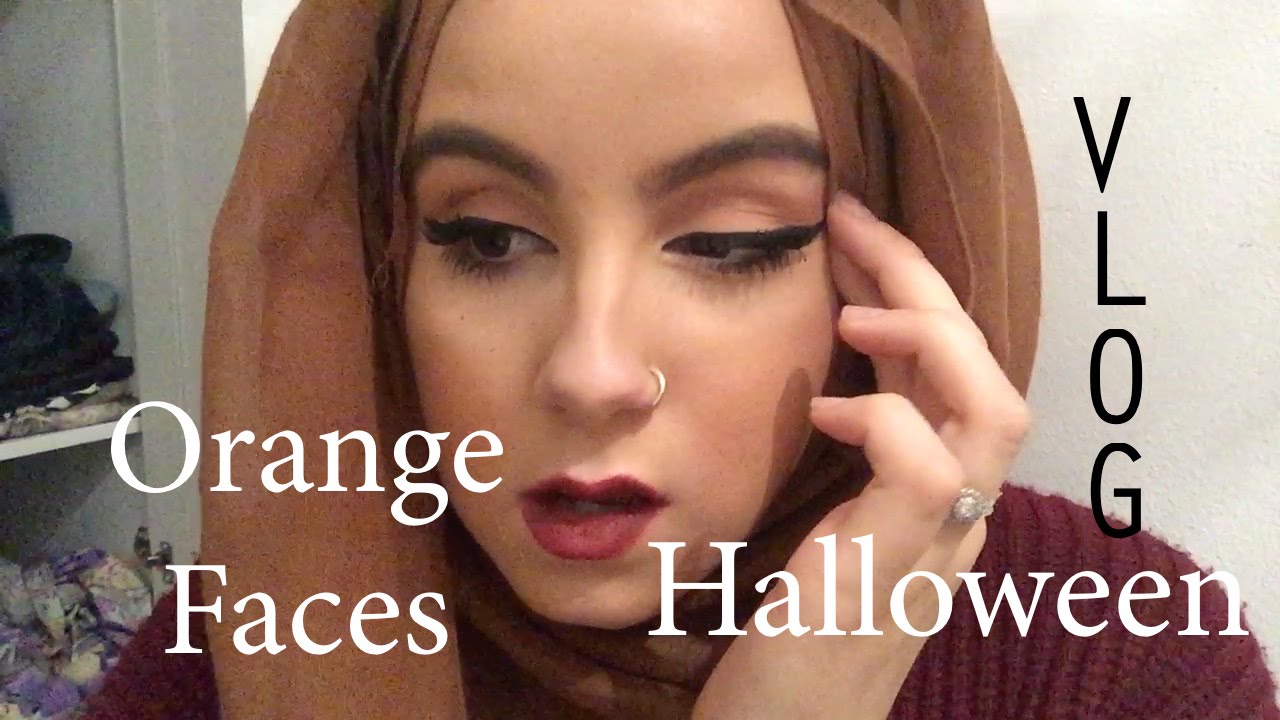 VLOG: Orange Faces Halloween Special! |Aminachebbi - YouTube