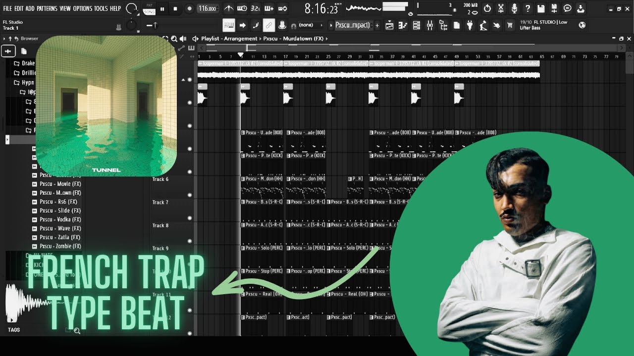 How to Make Crazy French Trap Type Beat For "Simba la Rue" - FL Studio ...