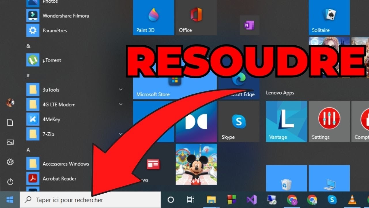 Comment Résoudre Le Bug D'écriture Dans La Barre De Recherche Windows ...