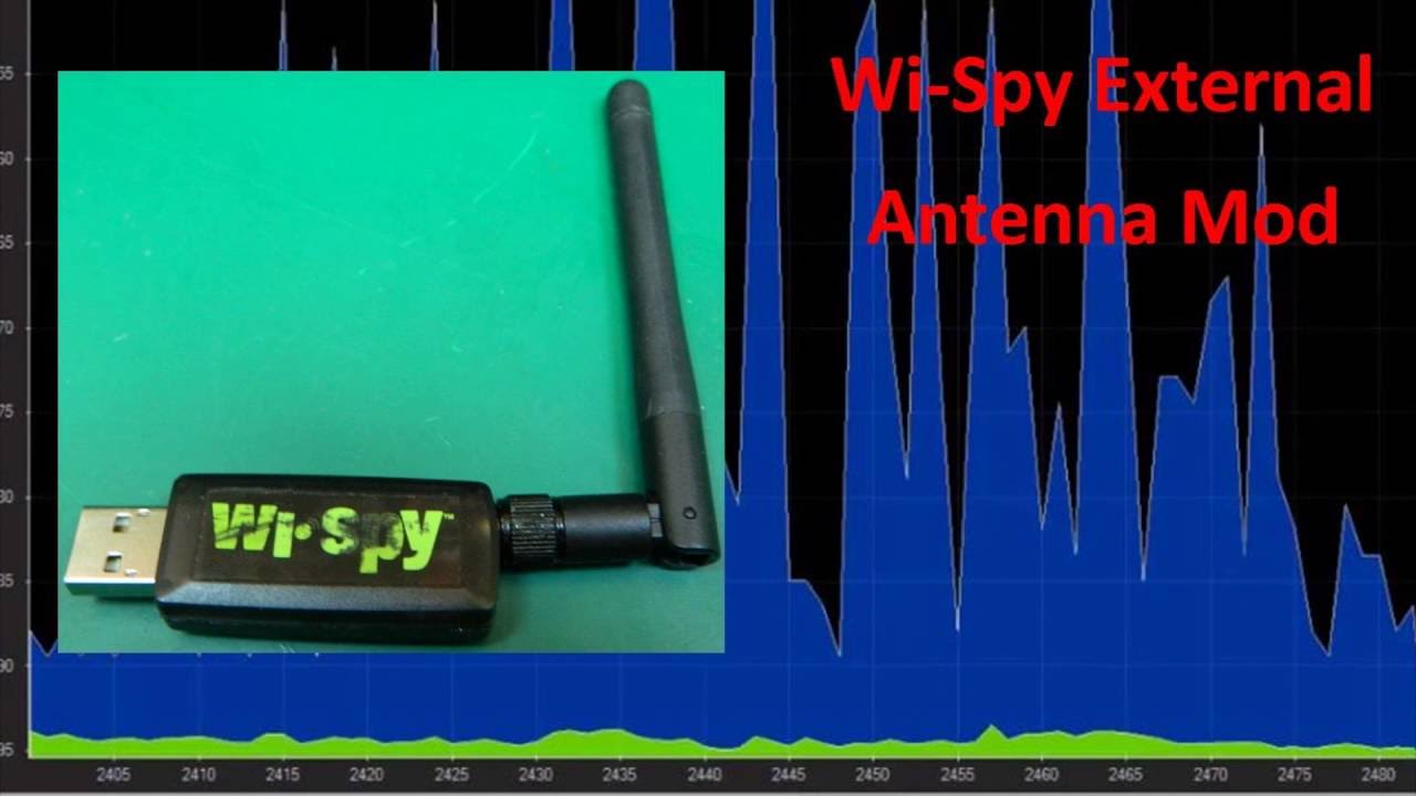Wi-Spy External Antenna Mod #158 - YouTube