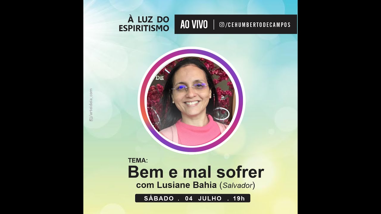 Palestra BEM E MAL SOFRER - YouTube