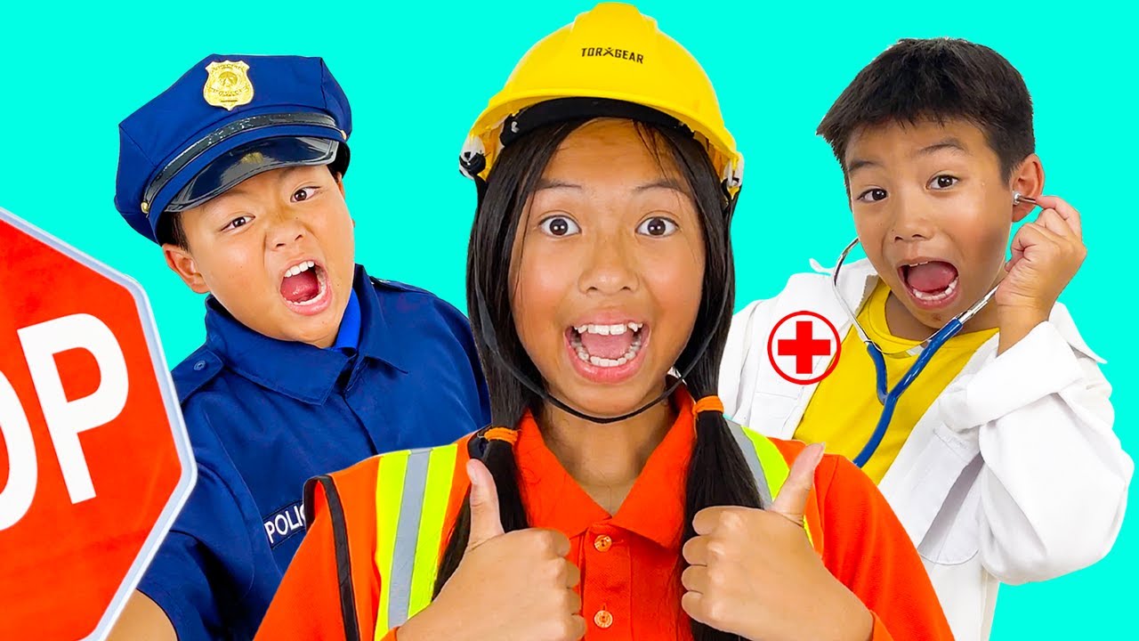 Wendy Alex and Eric Play Different Jobs and Professions - YouTube