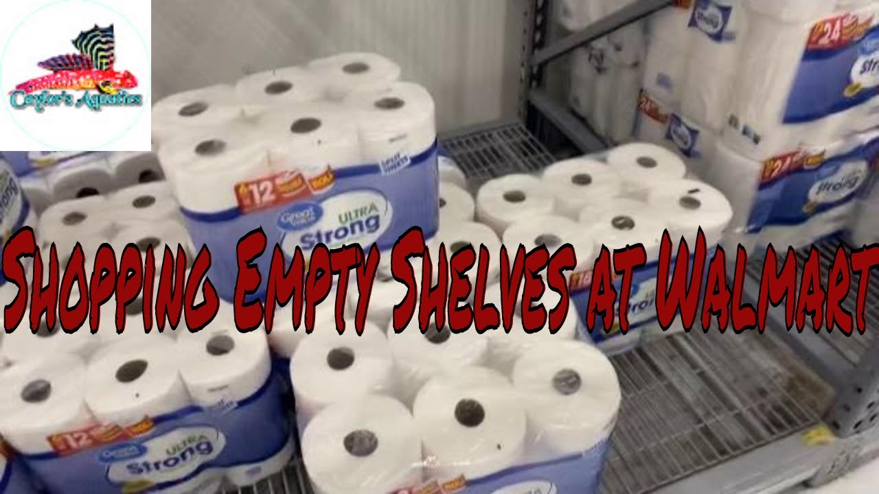 March 15, 2020 Late night shopping at Walmart to minimize contact ...