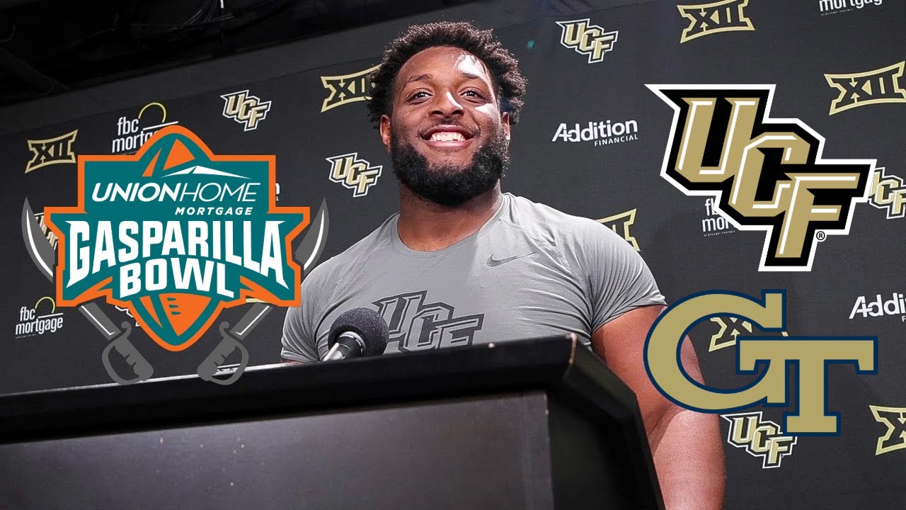UCF Football: DT Ricky Barber Press Conference - Gasparilla Bowl vs ...