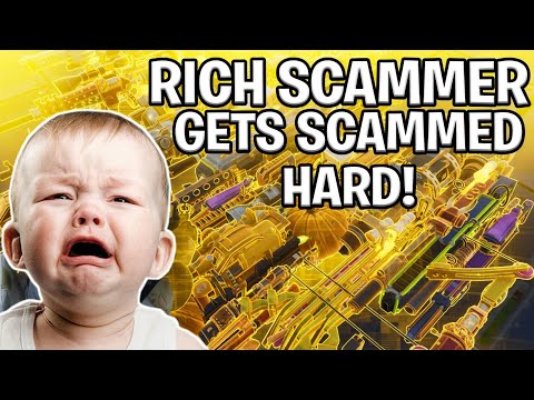 ANGRY Rich Kid Scams Himself! (Scammer Gets Scammed) Fortnite Save The World