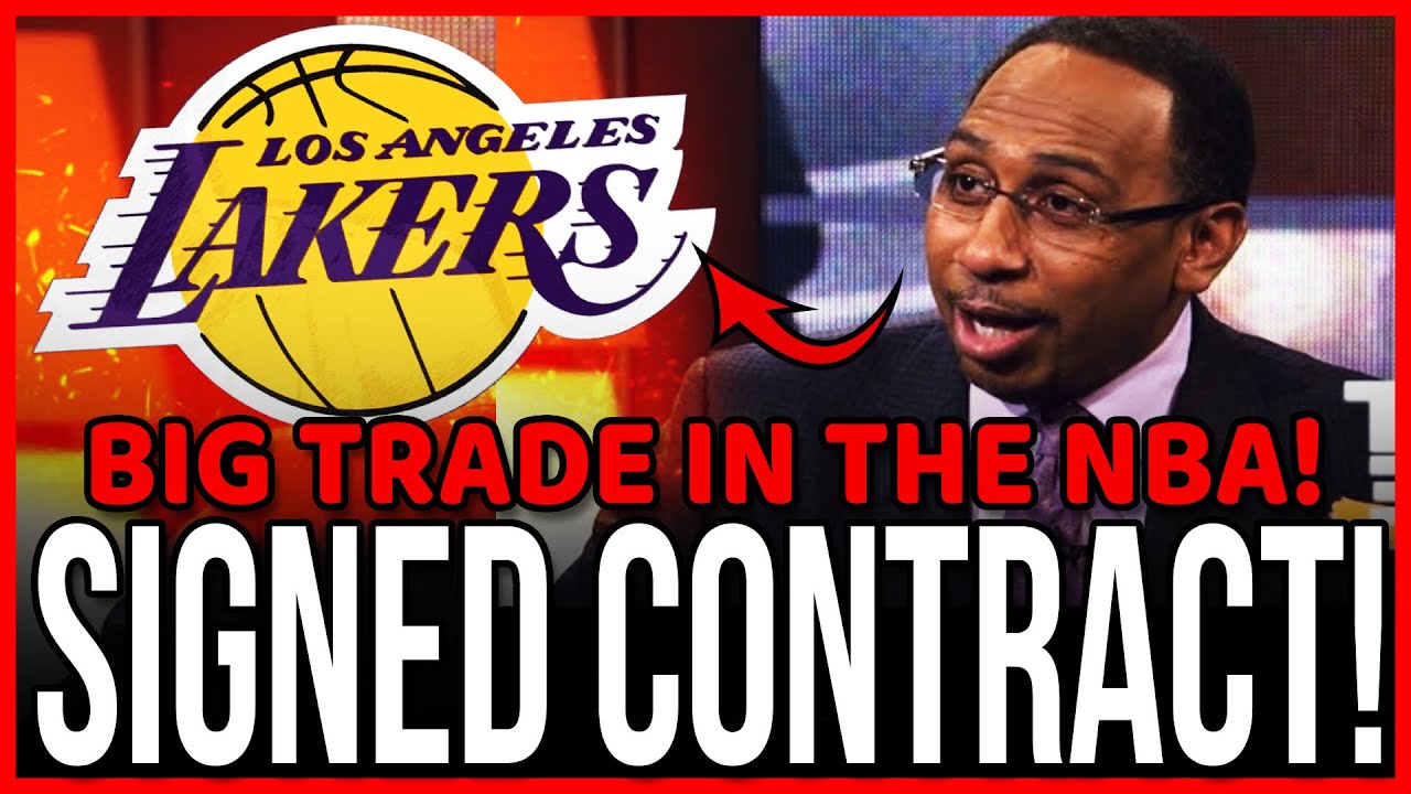 SHOCKING LAKERS TRADE ANNOUNCEMENT TODAY! DEAL SIGNED! TODAY'S LAKERS ...