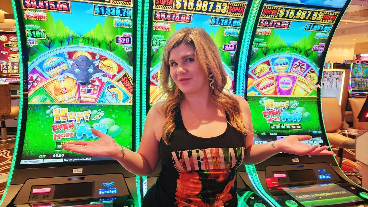 This is Why I Love the NEW Huff N Even More Puff Slot Machines!! - YouTube