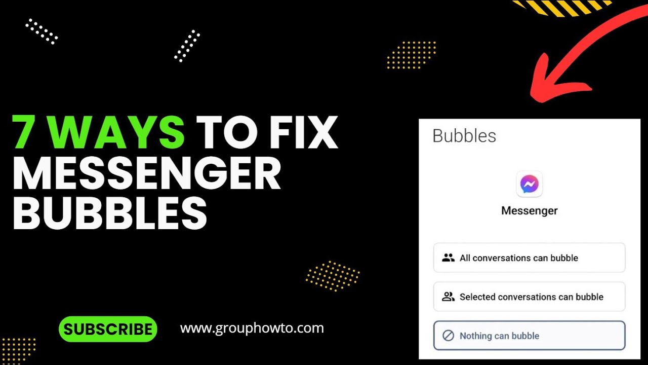 Facebook Messenger Bubbles Not Working? Try These 7 Fixes! - YouTube