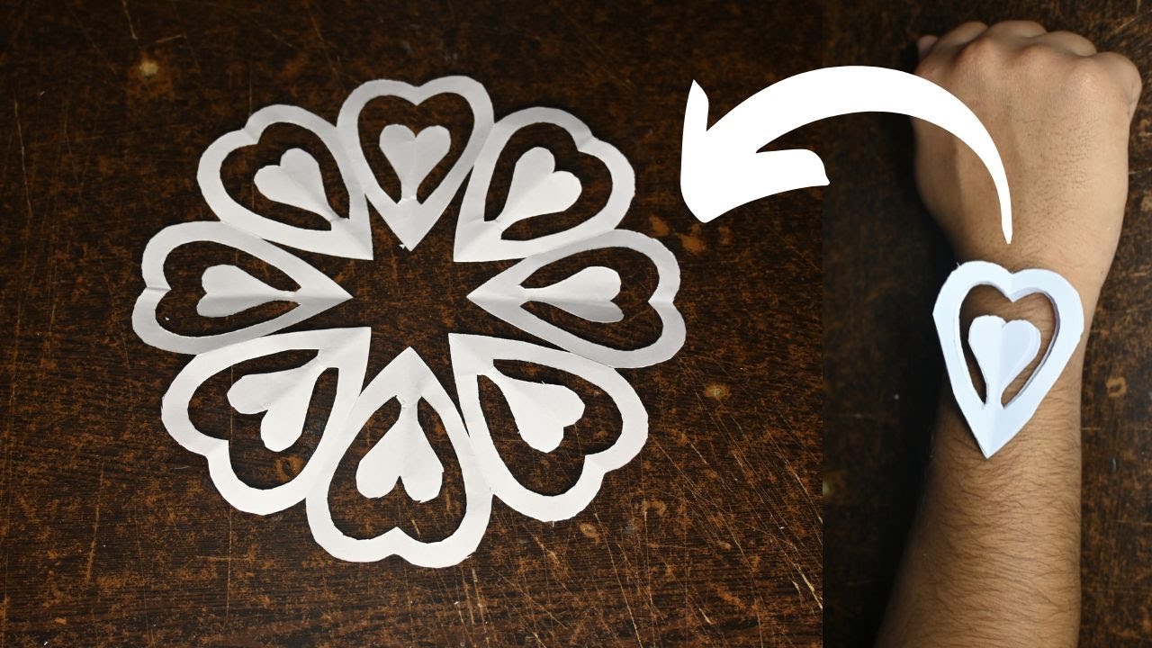 Learn beautiful paper cutting design | Easy Paper Crafts | part 2 # ...