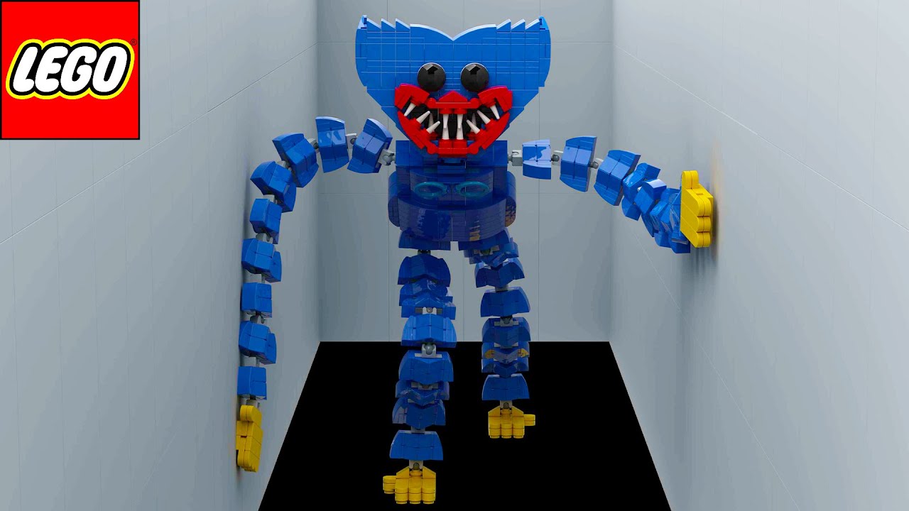 How to make Huggy Wuggy Poppy Playtime out of LEGO | Tutorial - YouTube