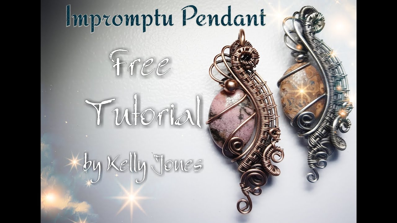 Wire Wrap "Impromptu Pendant" Tutorial. - YouTube