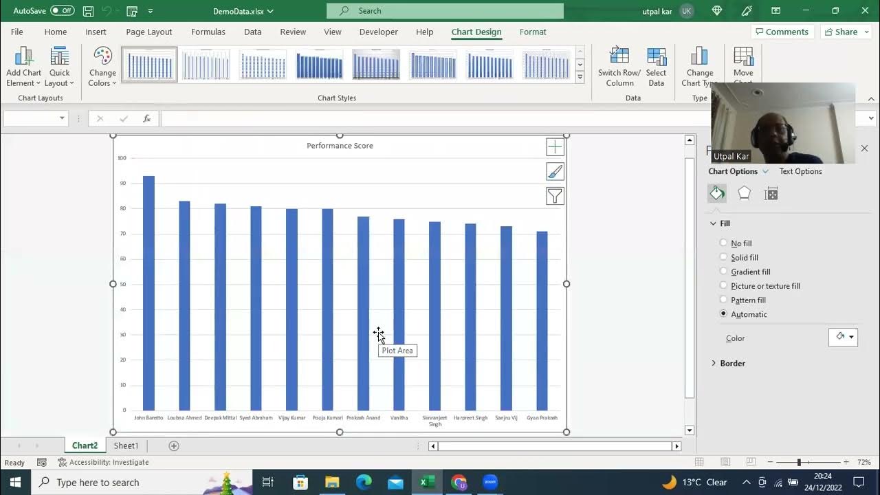 How To create Chart in Excel - YouTube