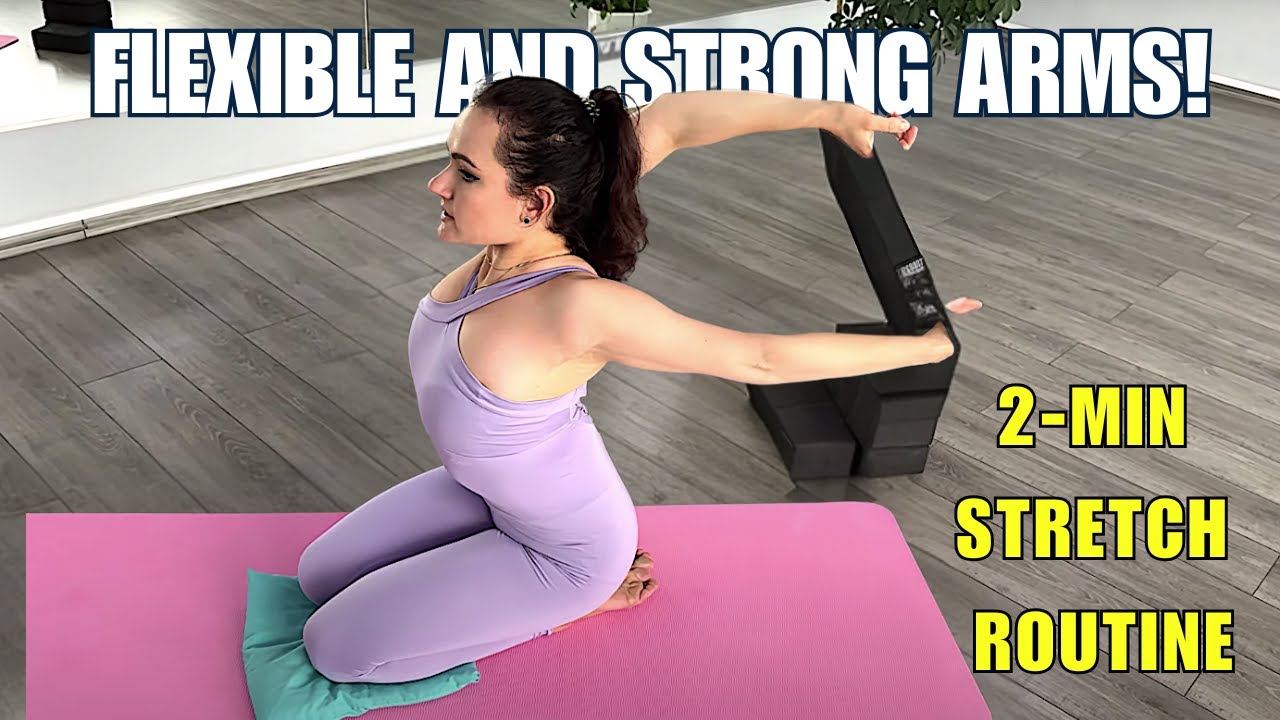Flexible and Strong Arms! 2-Min Gymnast Arm Warm-Up & Shoulder ...