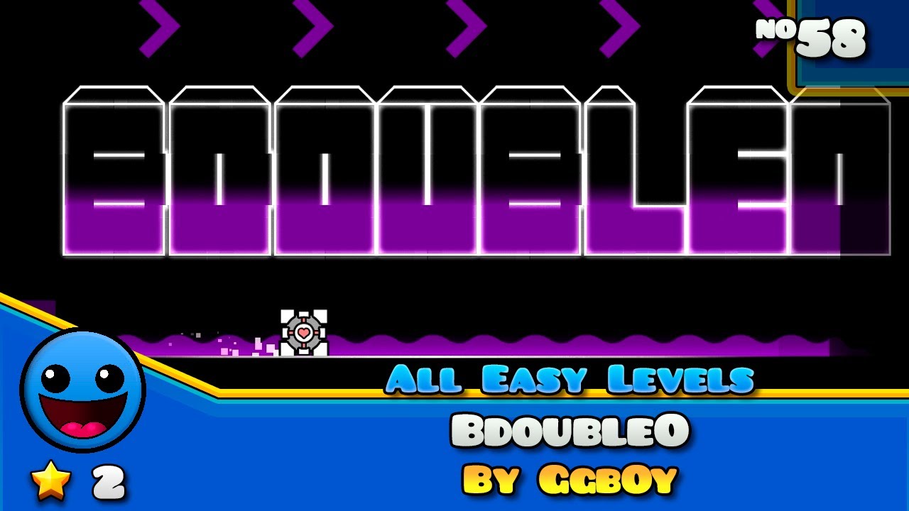 Geometry Dash - "BdoubleO" By GgbOy 100% | GDP: Easy Levels (#58) | BMG ...