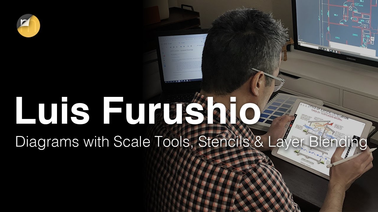Pro Tutorial: How to Draw Diagrams with Luis Furushio in Morpholio Trace using Scale Tools ...