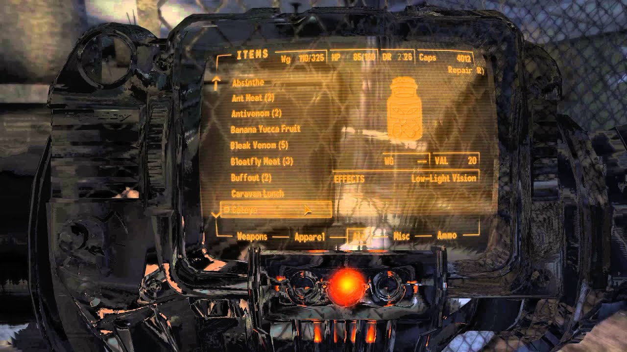 Fallout: New Vegas Stealth Boy power - YouTube