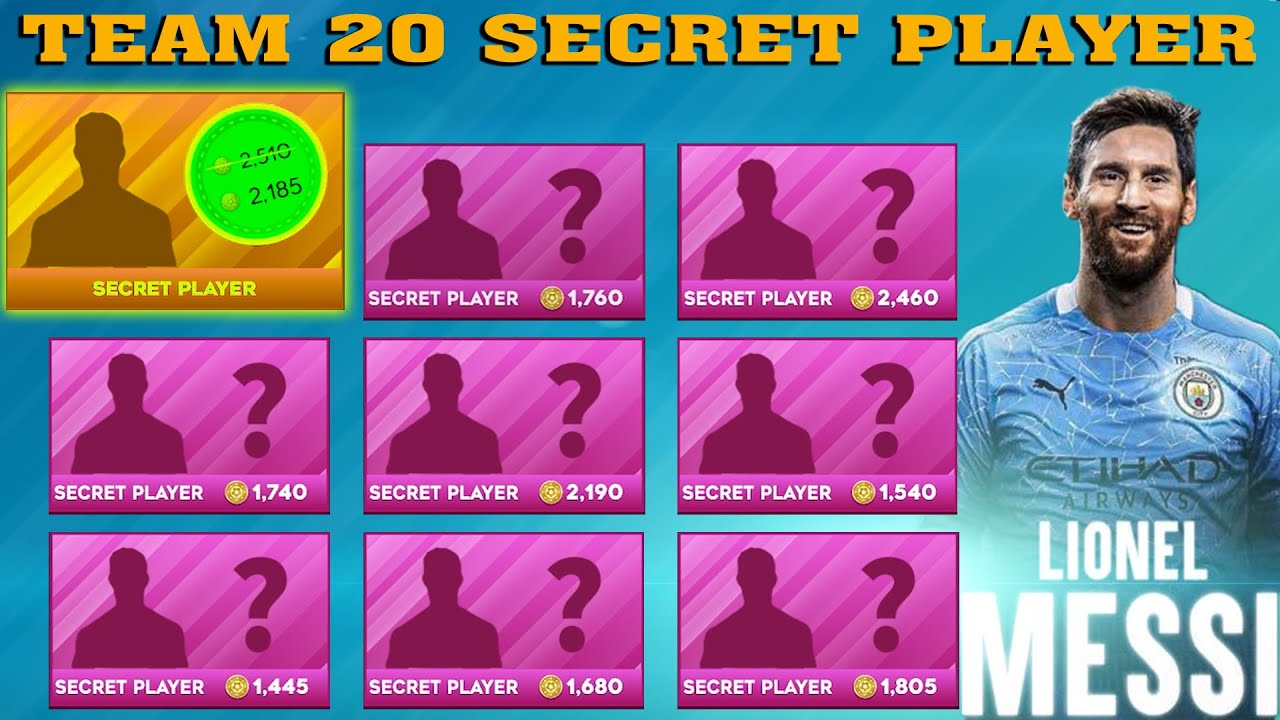 DLS 23 | Build team 20 thẻ SECRET PLAYER cực mạnh Dream League Soccer ...