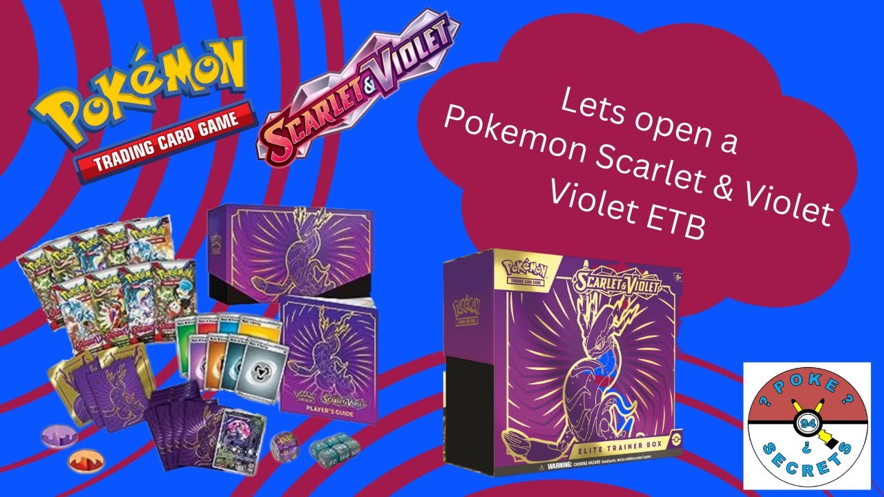 Lets open a Scarlet & Violet ETB - Violet Edition - YouTube