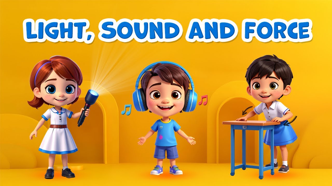 Light, Sound, and Force | Science for Kids - YouTube