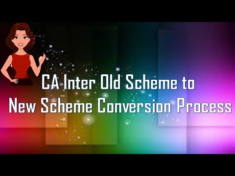 CA Inter Old Scheme to New Scheme Conversion Process #canewsyllabus #ca ...