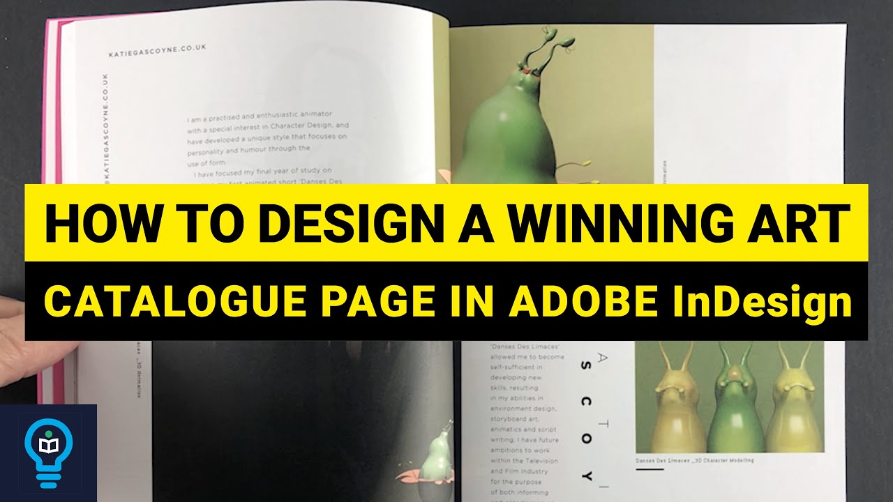 HOW TO DESIGN A WINNING ART CATALOGUE PAGE IN ADOBE InDesign. Walk ...