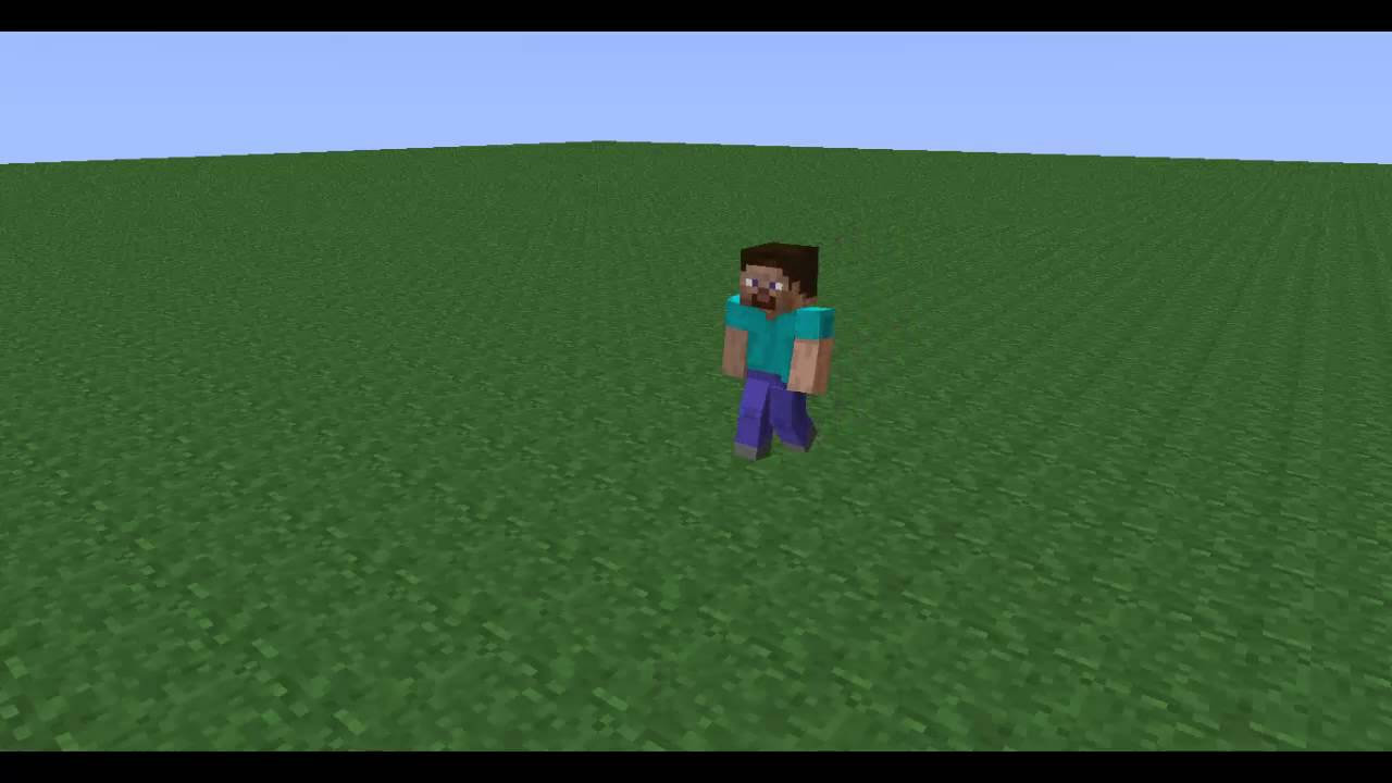 Steve walking animation - with sound - - YouTube
