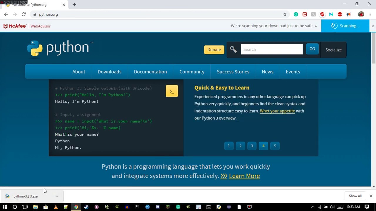 python tutorial #1 - YouTube