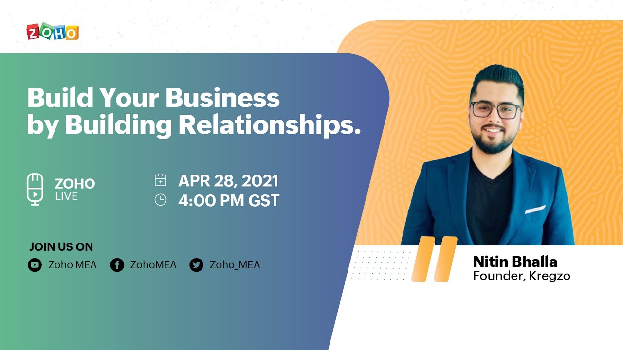 How to build your business by building relationships - Nitin Bhalla ...