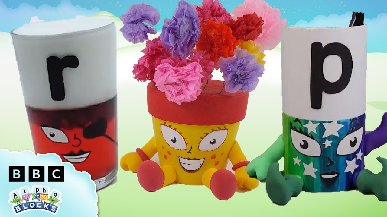 🎨 Alphablocks Arts and Crafts Bonanza! 🖍️ | Arts and Crafts for Kids ...