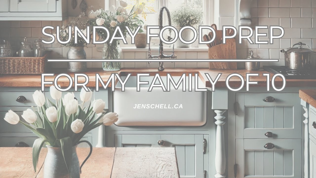 Sunday Food Prep - Family of 10. - YouTube