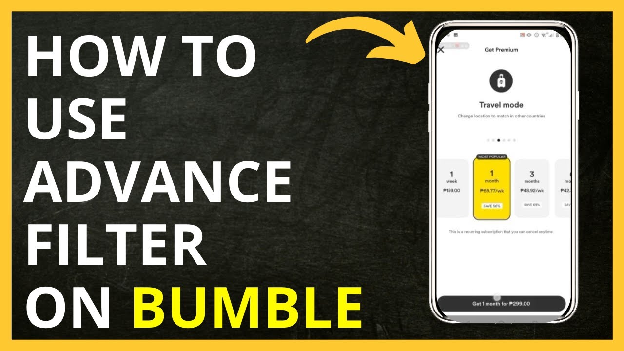 How to Use Advance Filter on Bumble in 2024 - YouTube