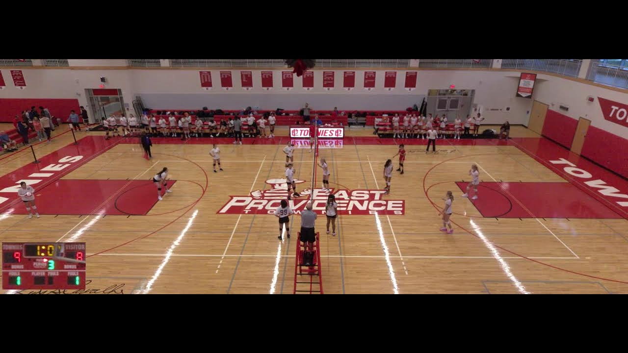 East Providence JV Girls Volleyball v. St. Ray's JV Volleyball - YouTube