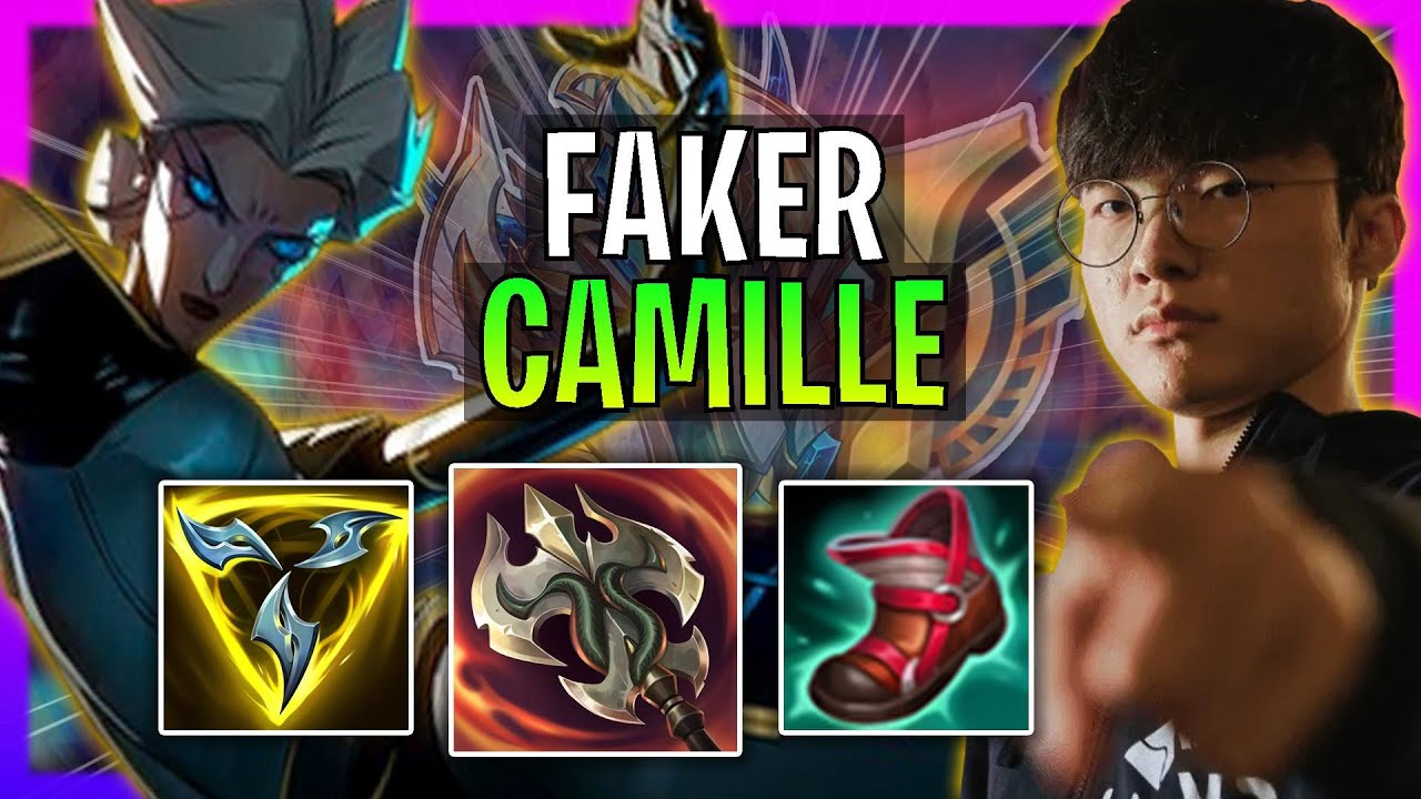 FAKER FIRST GAME IN THE NEW PATCH! - T1 Faker Plays Camille Mid vs ...