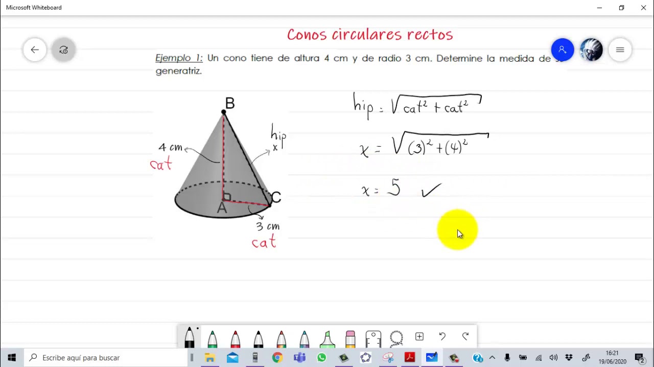 Cono Circular Recto - YouTube