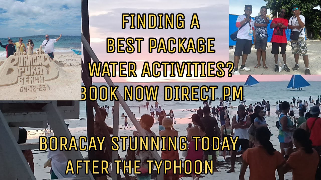 BORACAY TODAY IN STATION 2| STUNNING BEAUTY AFTER TYPHOON| SUNSET - YouTube