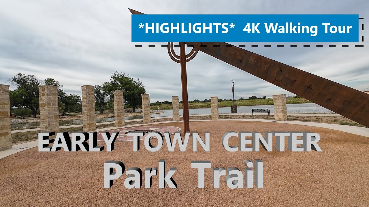 *HIGHLIGHTS* 4K Walking Tour: Early Town Center Trails - YouTube