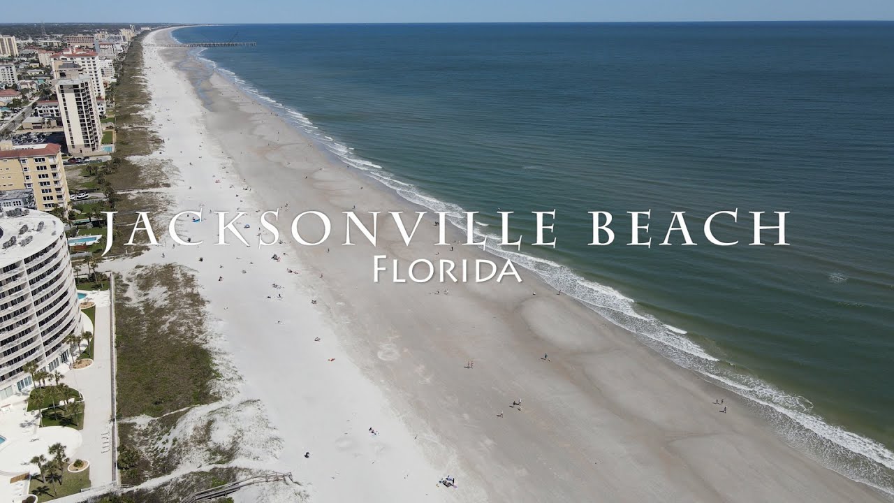 Jacksonville Beach, Florida - [4K] Drone Tour - YouTube