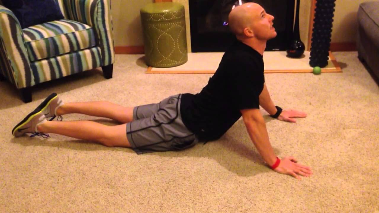 Prone Press Up Test Self Diagnostics - YouTube