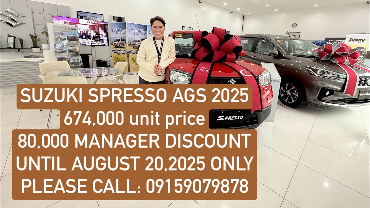 July the best month to buy SUZUKI SPRESSO AGS 2025 MODEL. # ...