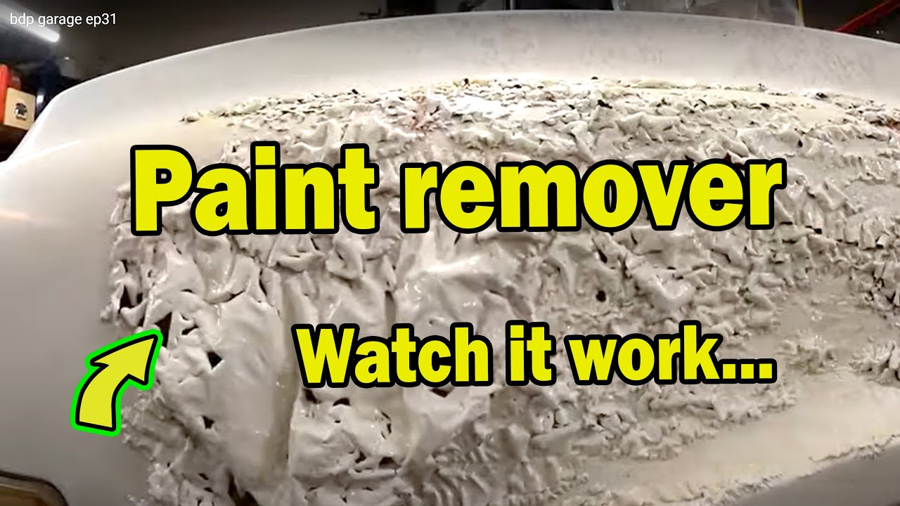 Aircraft Ultra paint remover - Watch it work! bdp garage ep32 - YouTube