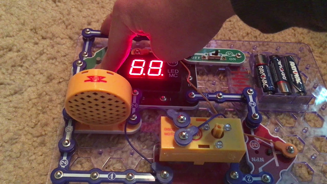 Snap Circuits Arcade Projects 21-30 - YouTube