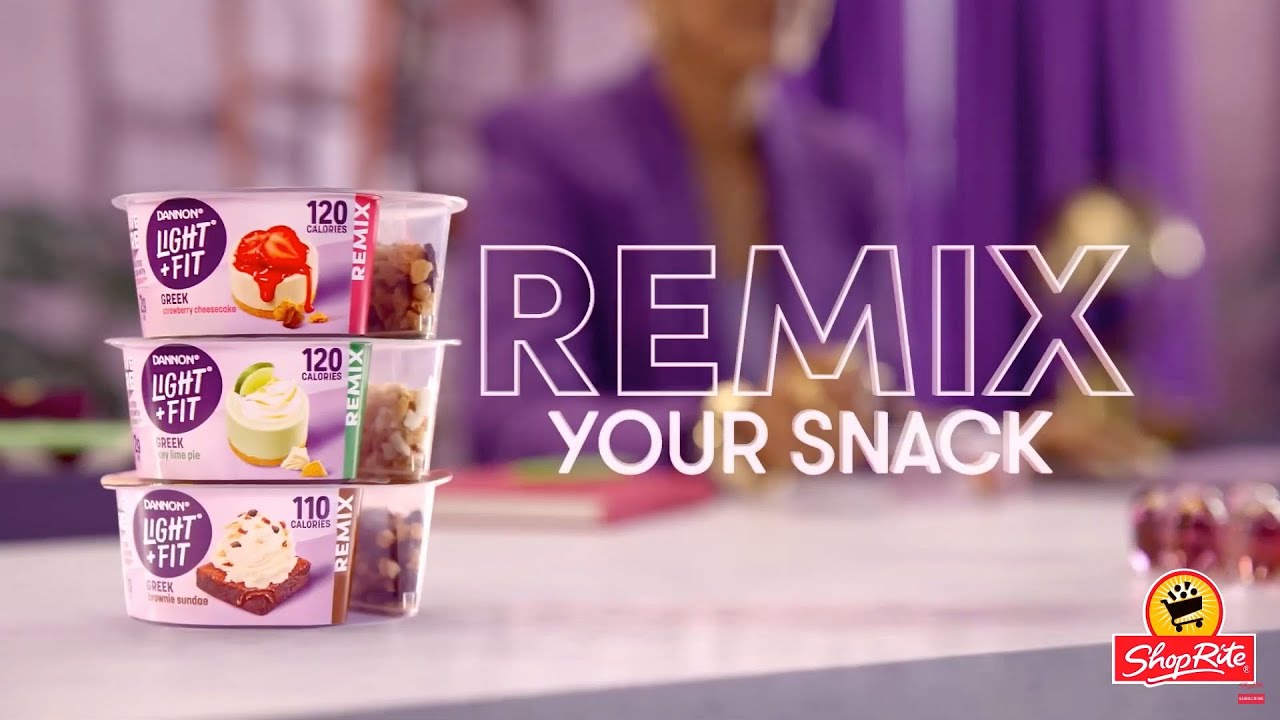 Dannon Light + Fit REMIX: Your New Favorite Snack! | ShopRite Grocery ...