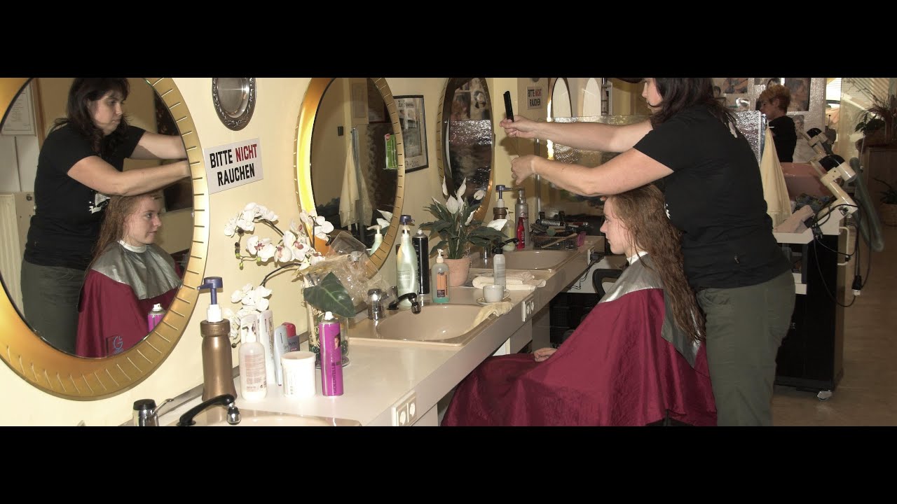 7001 shampooing trailer forward hair wash salon - YouTube