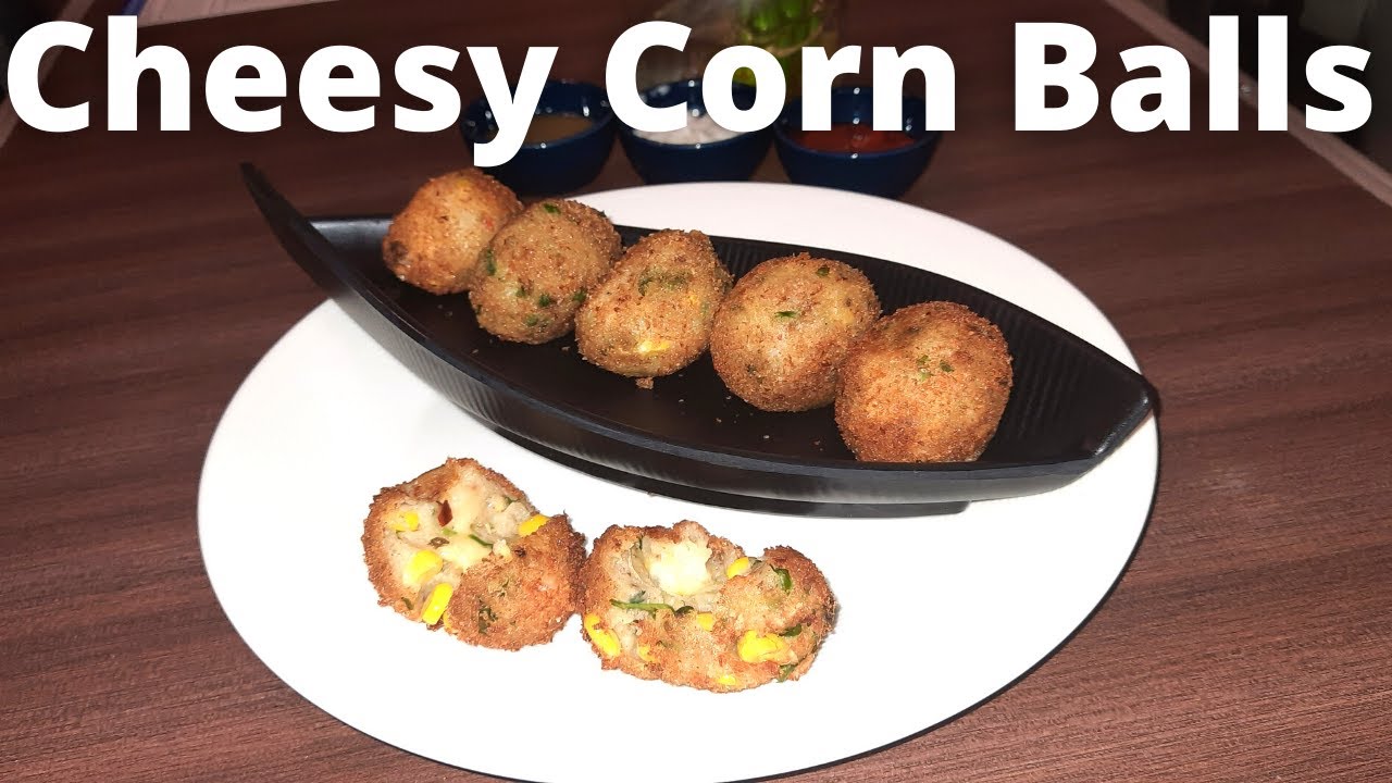 Cheesy Corn Balls | Recipe | चीज़ी कॉर्न बॉल्स - YouTube