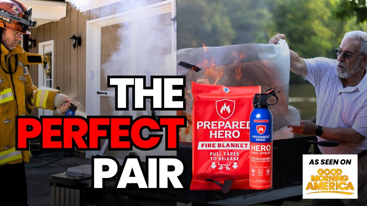 The ULTIMATE Fire Protection System | Emergency Fire Blanket & Hero ...