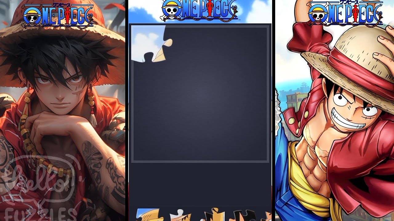 One Piece - Luffy | Hello Puzzles - YouTube