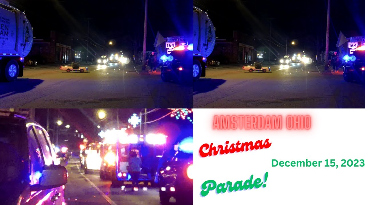 Amsterdam Ohio Christmas Parade December 15, 2023 - YouTube