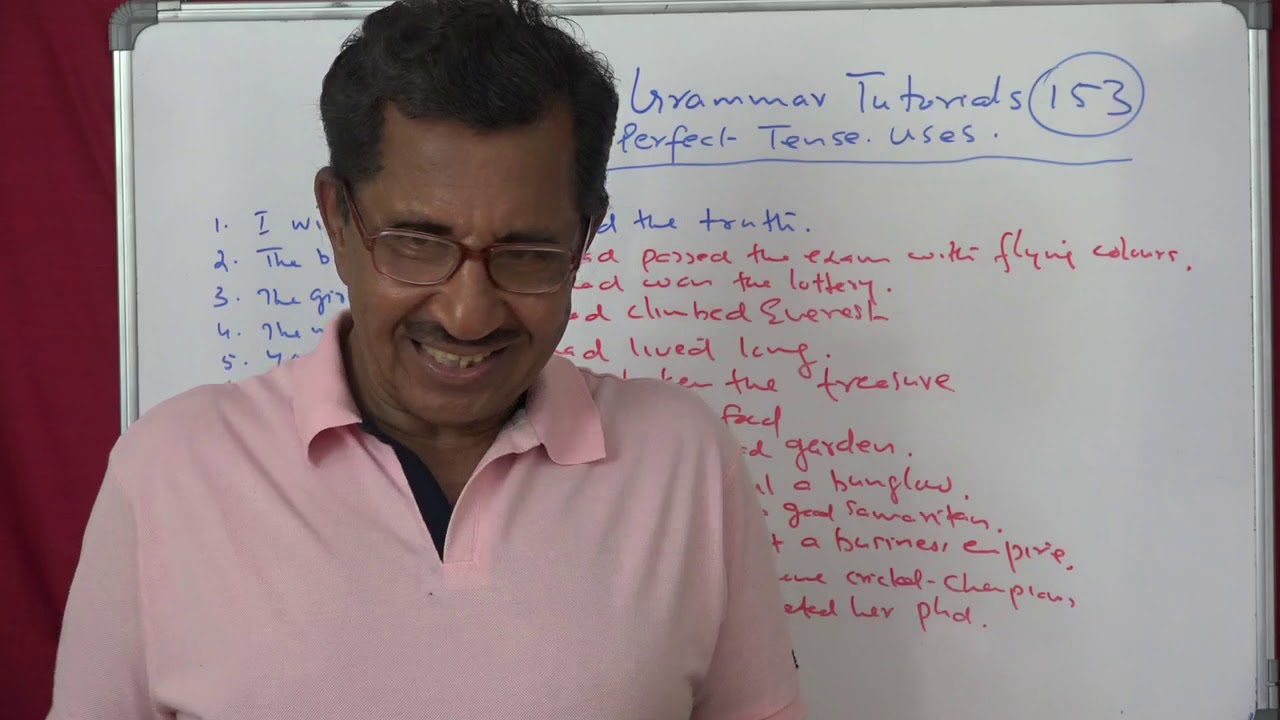 English Grammar Tutorials No. 153 ( 782 ) by Prof. Thomas Mathew. - YouTube