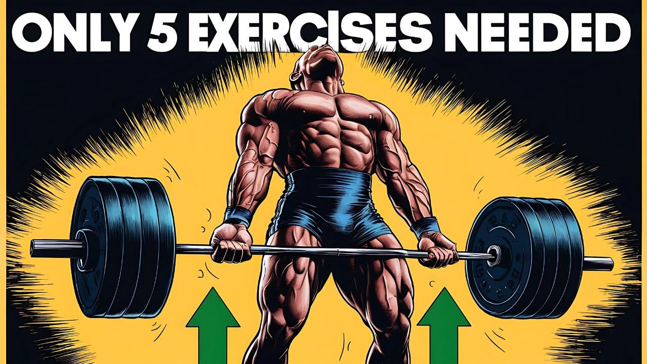 The ONLY 5 Exercises Men Need To Build Muscles - YouTube